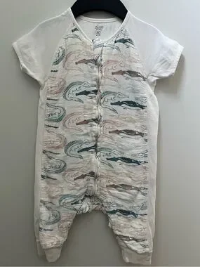 nest designs | Pajamas | Nest Designs White Shortsleeve Sleep Sack With ...